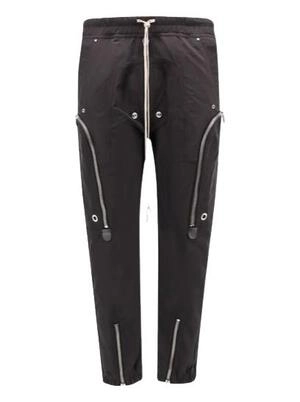 Rick Owens Bauhaus Zip-detailed Cargo Trousers - Black