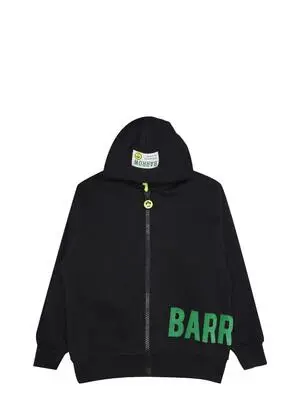 BARROW Long-sleeved Zip-up Hoodie - Black