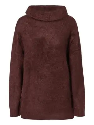 Dorothee Schumacher Fluffy Statement Wool And Cashmere-blend Sweater - Red