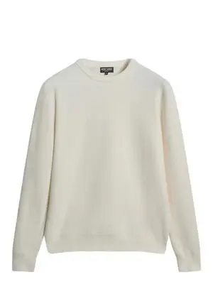ANTONY MORATO Regular Fit Crew Neck Sweater - White