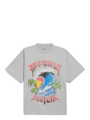 Balenciaga Vintage Surfer Oversized T-shirt - Grey