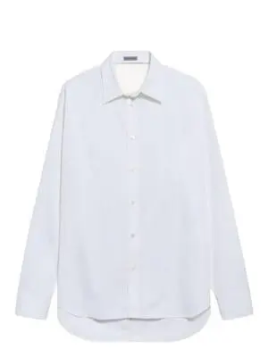 Balenciaga Draped Back Shirt - White