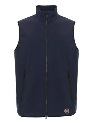 COLMAR Sleeveless Zip-up Jacket With High Collar - Black