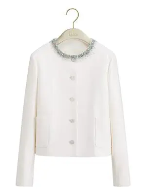 Dior Embroidered Cropped Jacket - No