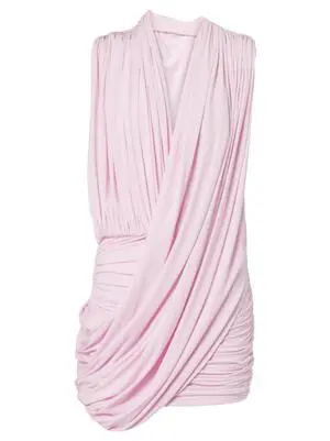 Magda Butrym Sleeveless Pleated Draped Dress - Pink