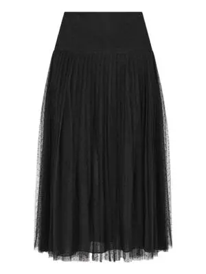 DIOR Dior Mid-Length Pleated Tulle Skirt