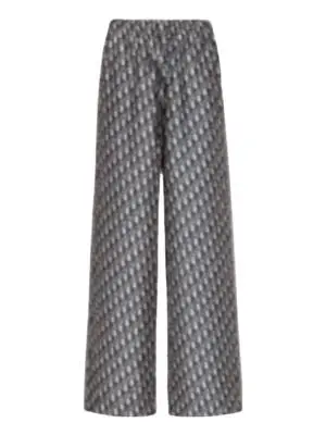 Dior Chez Moi Monogram Trousers - Gray