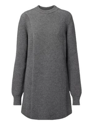 JIL SANDER Ribbed-knit Wool Sweater - Black