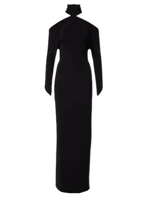 COURREGES Open-back Gown - Black