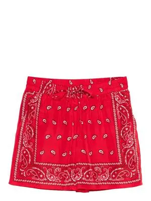 P.a.r.o.s.h Silk Paisley Print Shorts - Red