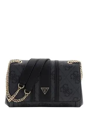 Guess Flap Shoulder Bag - Black