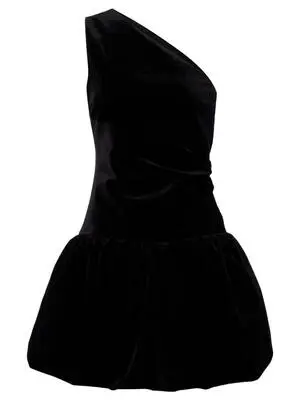PATOU One-shoulder Mini Dress - Black