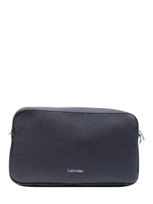 Calvin Klein Zippered Shoulder Bag - Black