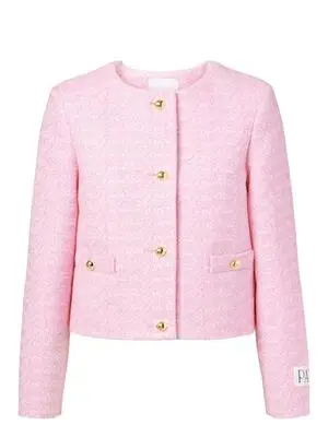 PATOU Textured Button-down Jacket - Pink