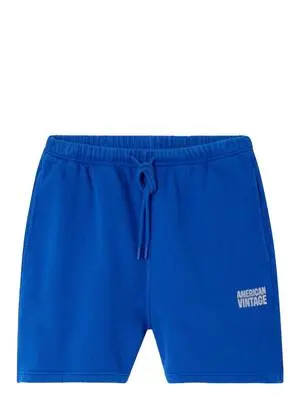 American Vintage Plizzy Athletic Shorts - Blue