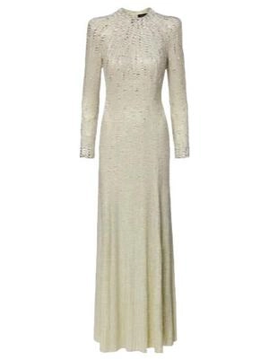 Jenny Packham Jenny Packham Aurora Sequin Gown Nude