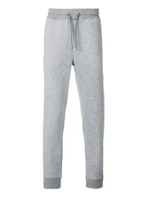 Emporio Armani Straight Leg Track Pants - Gray