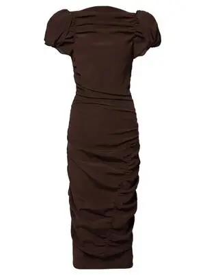 MAGDA BUTRYM Magda Butrym Short Sleeve Gathered Dress