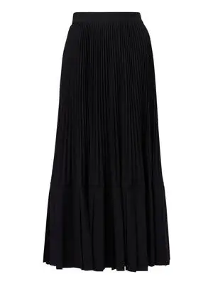 Junya Watanabe Pleated Skirt With Buckle Detailing - Black