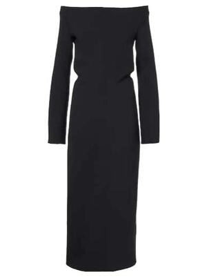 Proenza Schouler Yara Midi Dress - Black