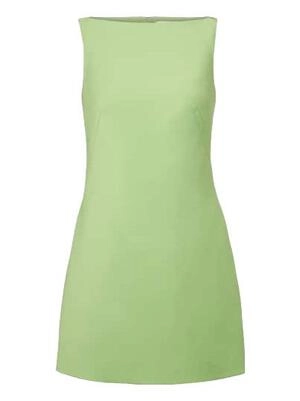 EMILIA WICKSTEAD Wool Cady Minidress - Green