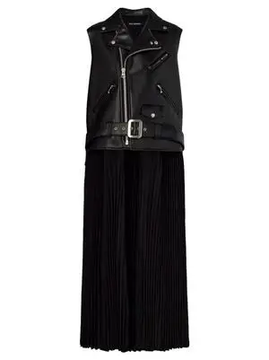 JUNYA WATANABE Junya Watanabe Pleated Detail Zip-Up Dress
