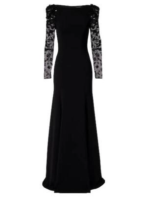 Jenny Packham Sylvia Embellished Gown - Black