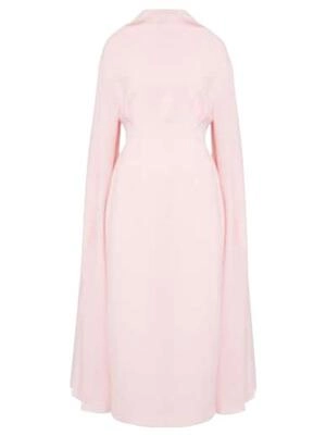 ROKSANDA Nour Draped Midi Dress - Pink