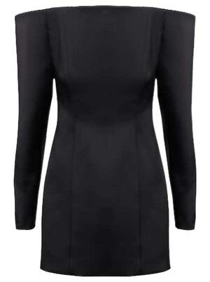 Stella McCartney Off-the-shoulder Mini Dress - Black