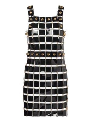 Rabanne Sleeveless Studded Minidress - Black