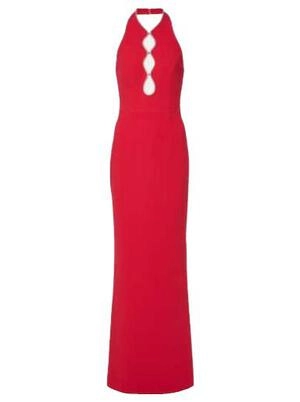 Rebecca Vallance Akari Embellished Gown - Red