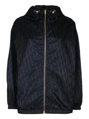 Dior Dior Zip Up Hooded Jacket Black