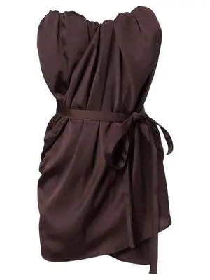 VIVIENNE WESTWOOD Susana Draped Corset Dress - Black
