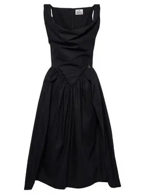 VIVIENNE WESTWOOD Cotton Corset Dress - Black