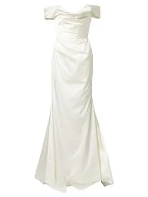 VIVIENNE WESTWOOD Cora Satin Gown - Ivory