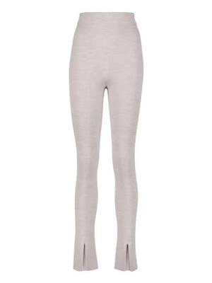 Magda Butrym Wool, Silk, And Cashmere Knit Pants - Pink
