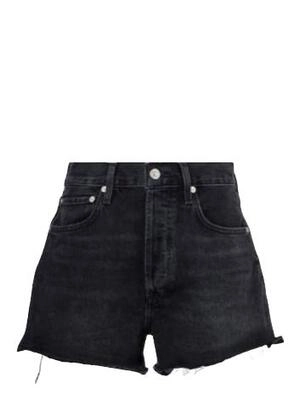 Citizens Of Humanity Mid-rise Denim Shorts - Black
