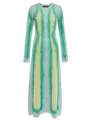 Y/project Gradient Knit Maxi Dress - Green