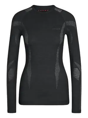 Falke Raglan Sleeve Thermal T-shirt - Black