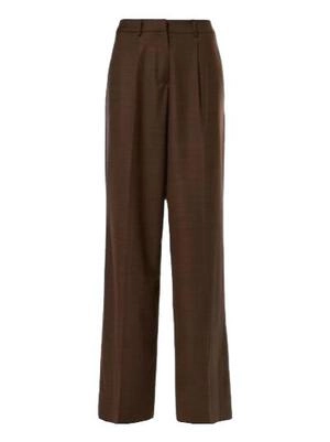 Magda Butrym Wool Wide-leg Trousers - Green