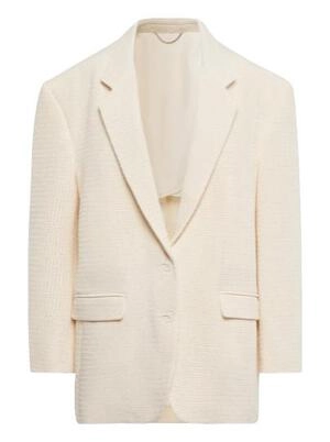 MAGDA BUTRYM Magda Butrym Single-Breasted Cotton-Blend Blazer