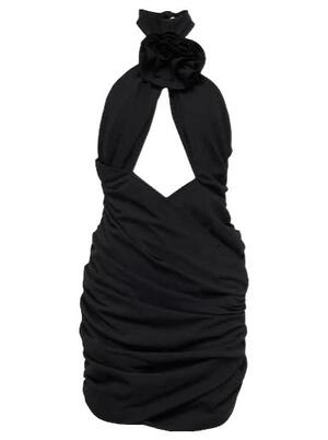 MAGDA BUTRYM Magda Butrym Cutout Floral Embellished Silk-Blend Mini Dress