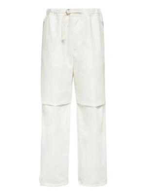 JIL SANDER Cotton Pants - White