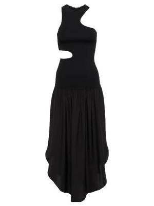Stella McCartney Asymmetrical Cutout Midi Dress - Black