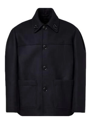 Simone Rocha Embellished Wool-blend Jacket - Black