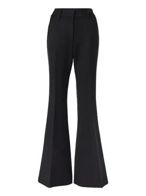 Gabriela Hearst Wool Flared Trousers - Black