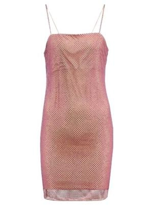 Stella McCartney Embellished Mini Dress - Pink