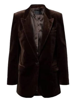 NILI LOTAN Button-down Blazer - Black