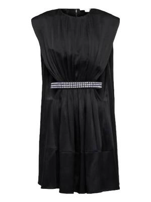 Stella McCartney Embellished Satin Minidress - Black