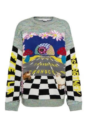 Stella McCartney Jacquard Knit Sweater - Multicolor